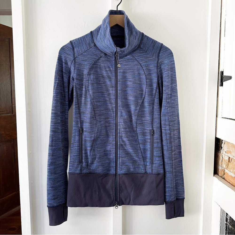 Lululemon Blue Nice Asana Jacket - Gem